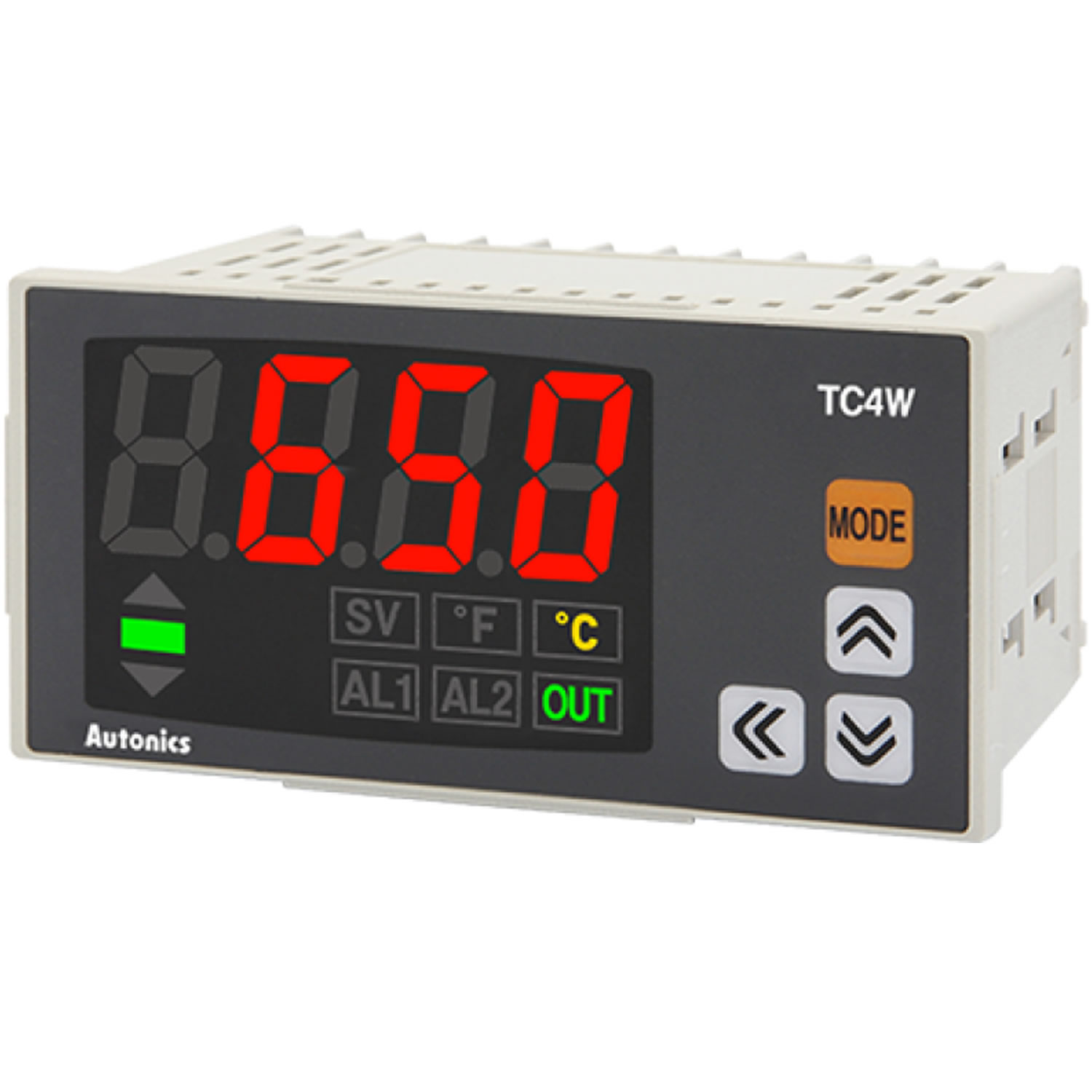 Autonics TC Series [TC4W-N4N] Temperature Indicator, 1/8 DIN horizontal ...
