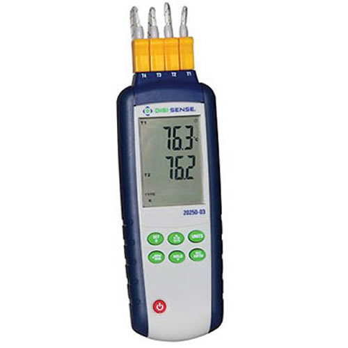 Digi-Sense 20250-19 Type K Dual-Input Data Logging Thermocouple Probe ...