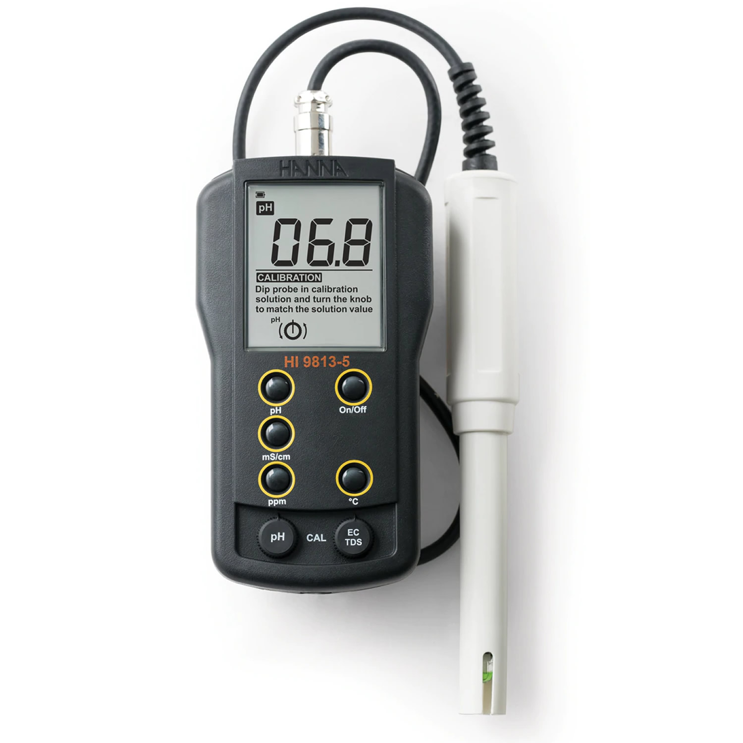 HANNA Instruments HI-8424 [HI8424] Portable pH / mV / Temperature Meter ...