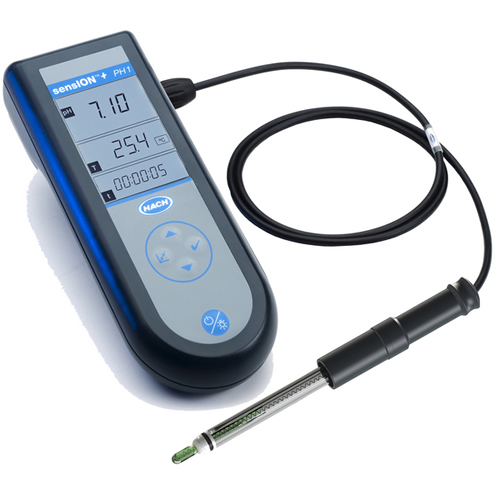 Hach sensION+ PH1 [LPV2500DL.97.02] Portable pH Meter with Data Logger ...