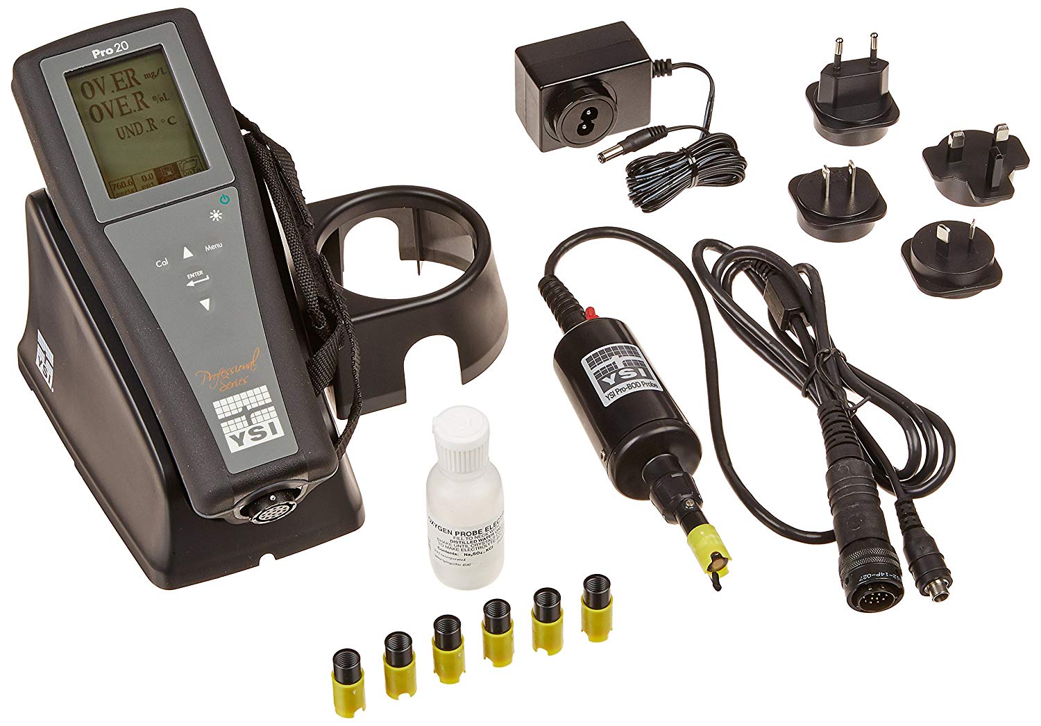 YSI Pro20 [603169] Dissolved Oxygen Meter w/ Polarographic DO Lab/Field ...